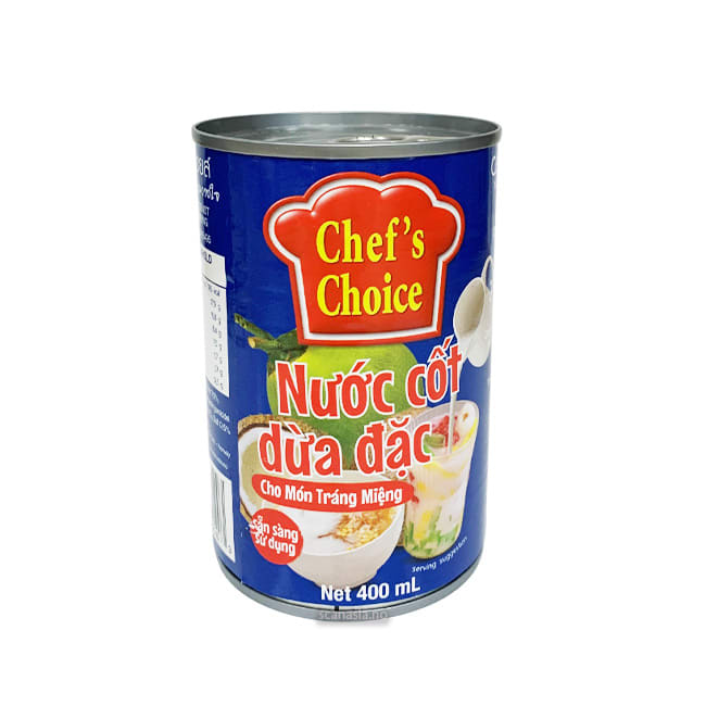 CHEF'S CHOICE Creamy Coconut Dessert Topping 24x400ml Velkommen