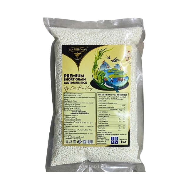 GOLDEN CALF Short Grain Glutinous Rice 20x1kg Velkommen