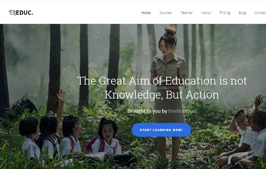 30 + Best Free Education Html Templates Download - Template Drive