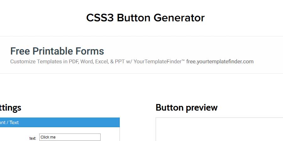 CSS Buttons Generator | Best Free CSS Buttons Creator Tools - Template ...