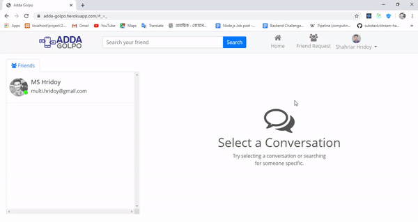 GitHub - thehriday/adda-golpo-Chat-Application