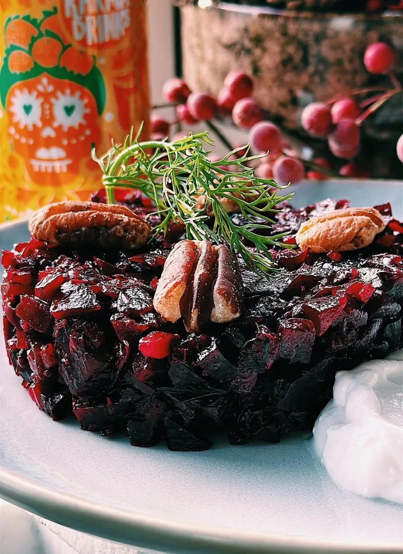 Beetroot Tartare with Pine Nut Puree | Provecho