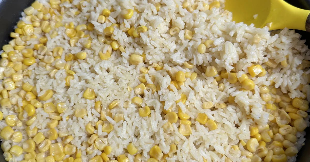 White Rice with Corn by freddsters
