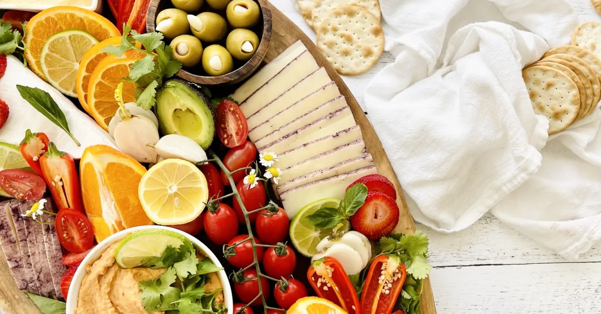 Vegetarian Grazing Board by theplattergirl