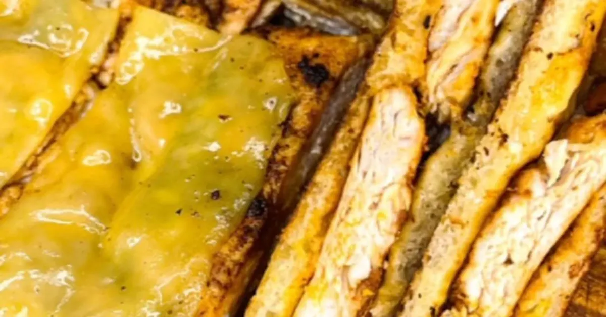 Smashed Grilled Chicken + Cheese Sandwiches by jakewidmann