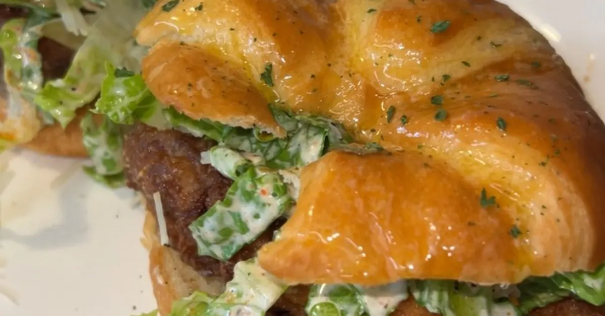 Chicken Caesar Croissant Sandwiches by cookinwithmegg