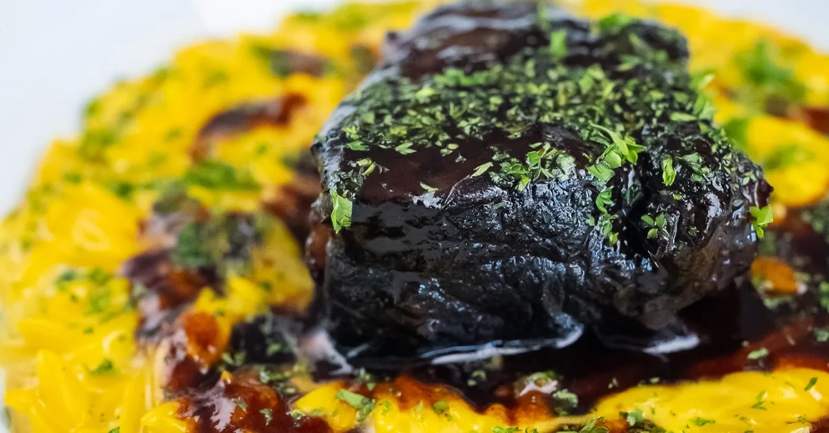 Slow-Cooked Short Ribs & Saffron Orzo by breadbakebeyond