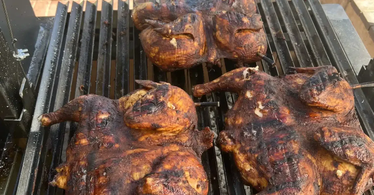 Garlic Guajillo Grilled Butterflied Chicken | Provecho