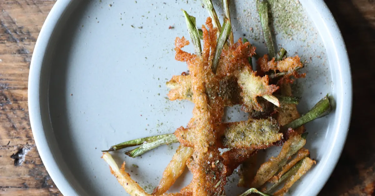 Buttermilk Fried Ramps by theartofeating