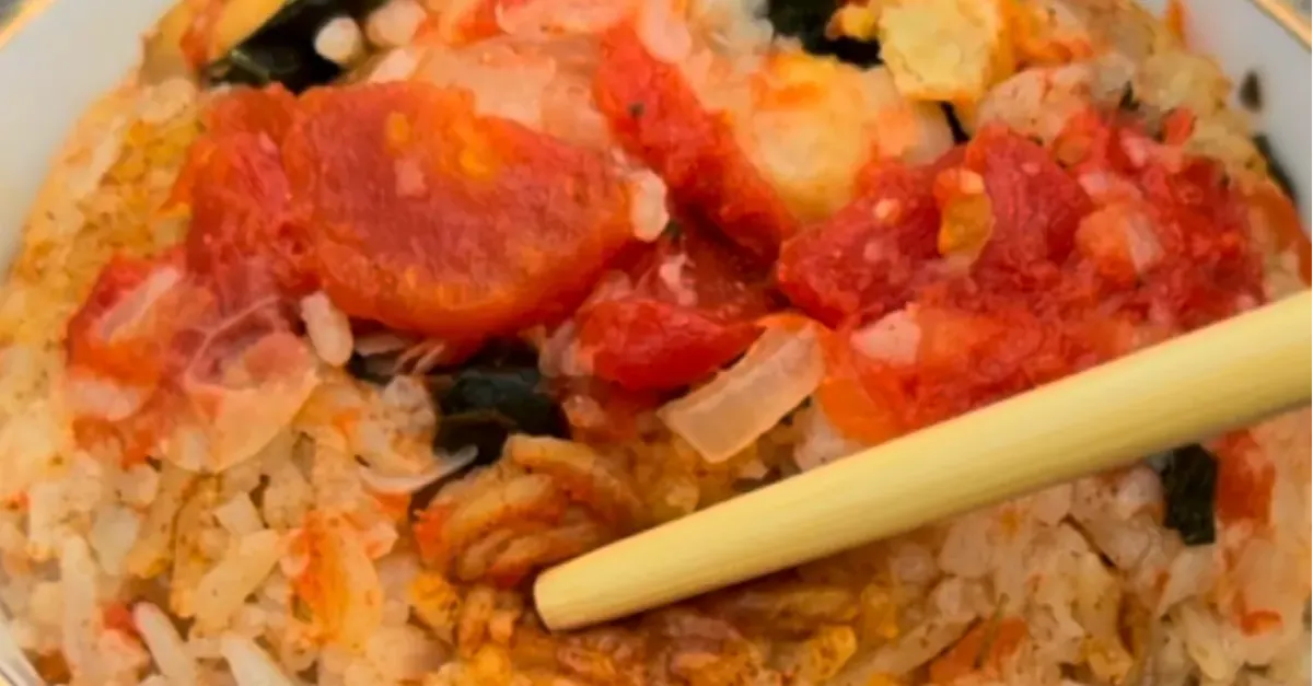 Chickpea Tomato Rice Cooker Rice by friendlyveg