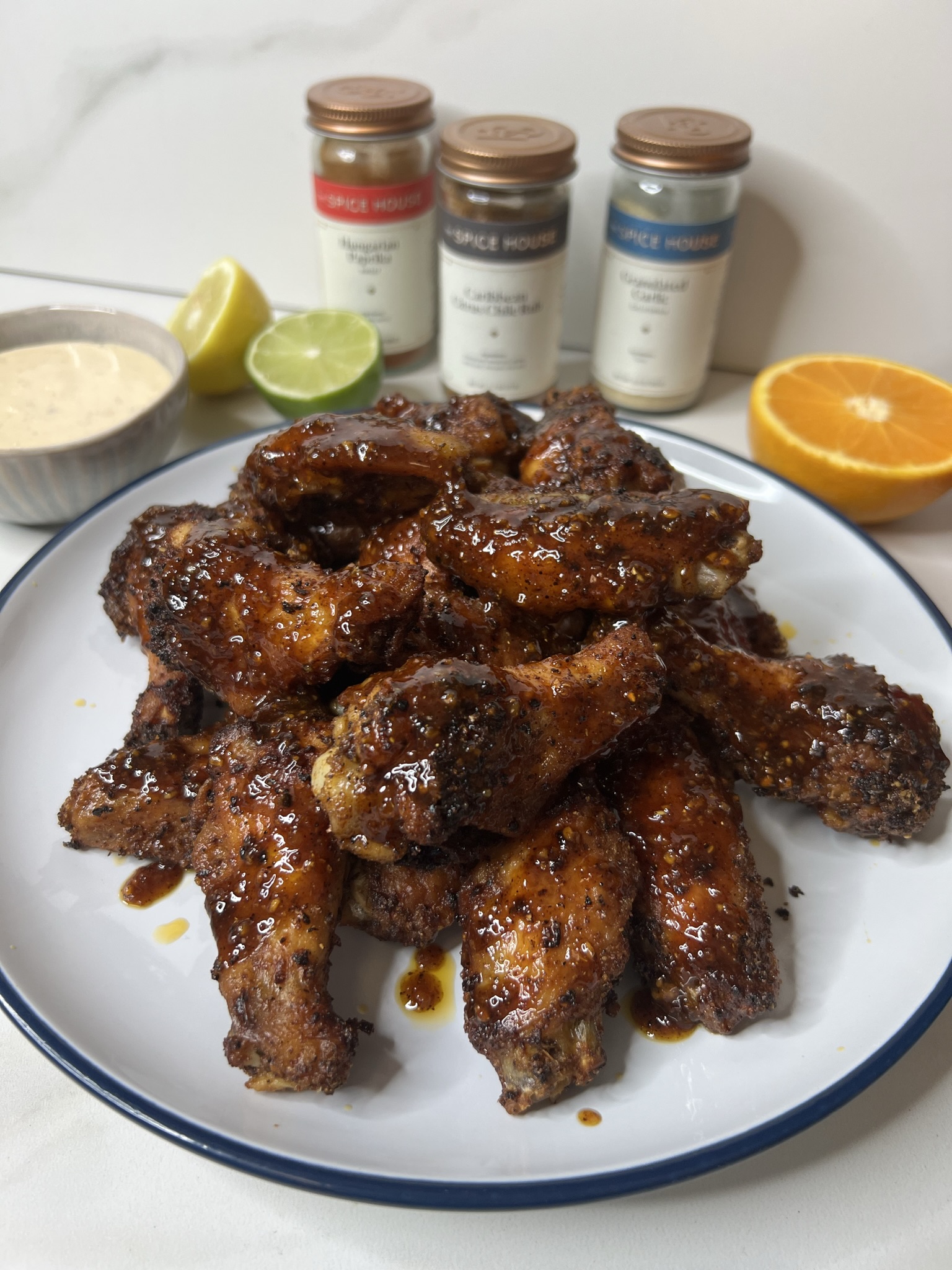 Citrus Chile Wings | Freddsters