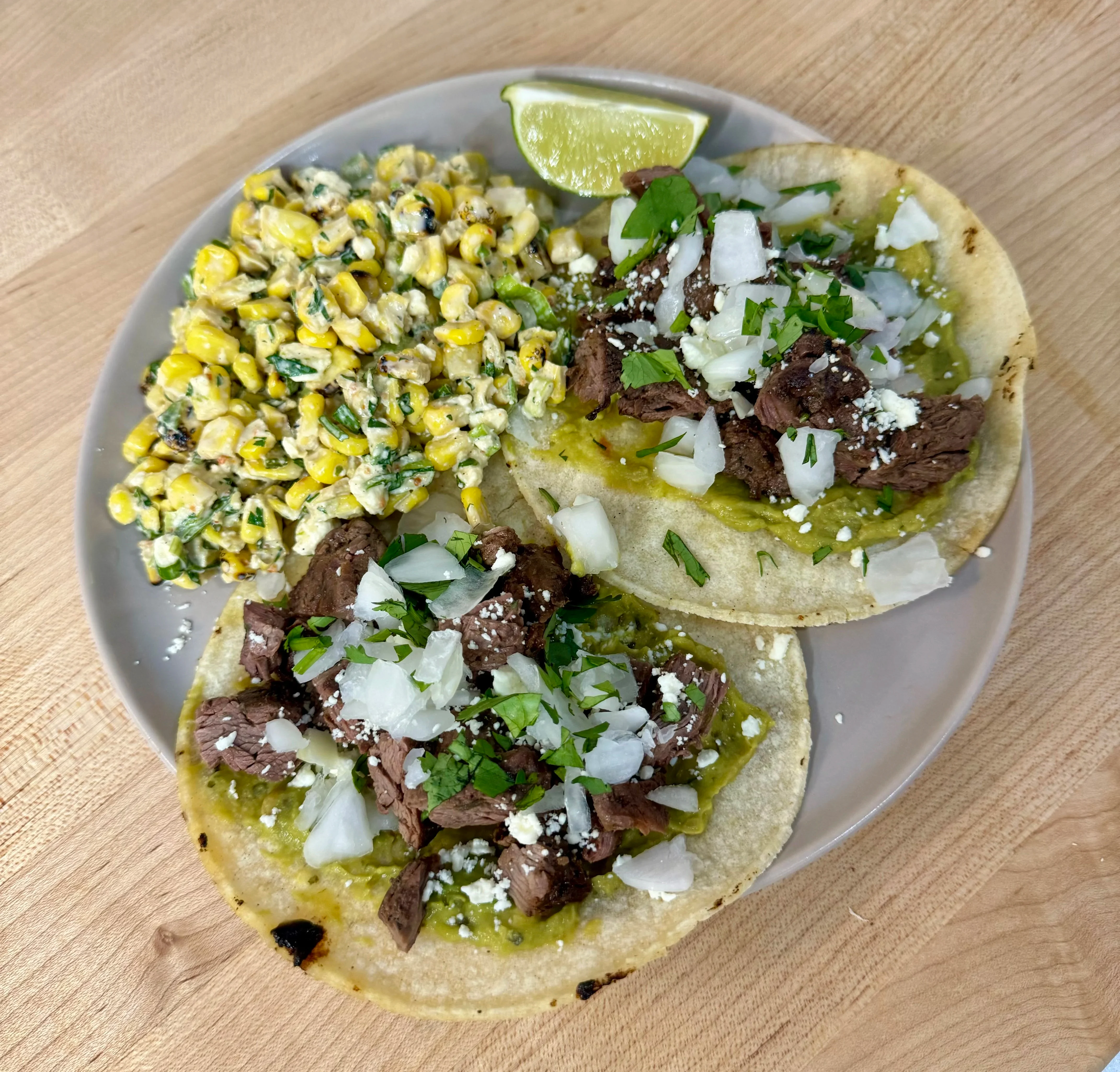 Carne Asada Tacos w/ Street Corn Salad | Provecho