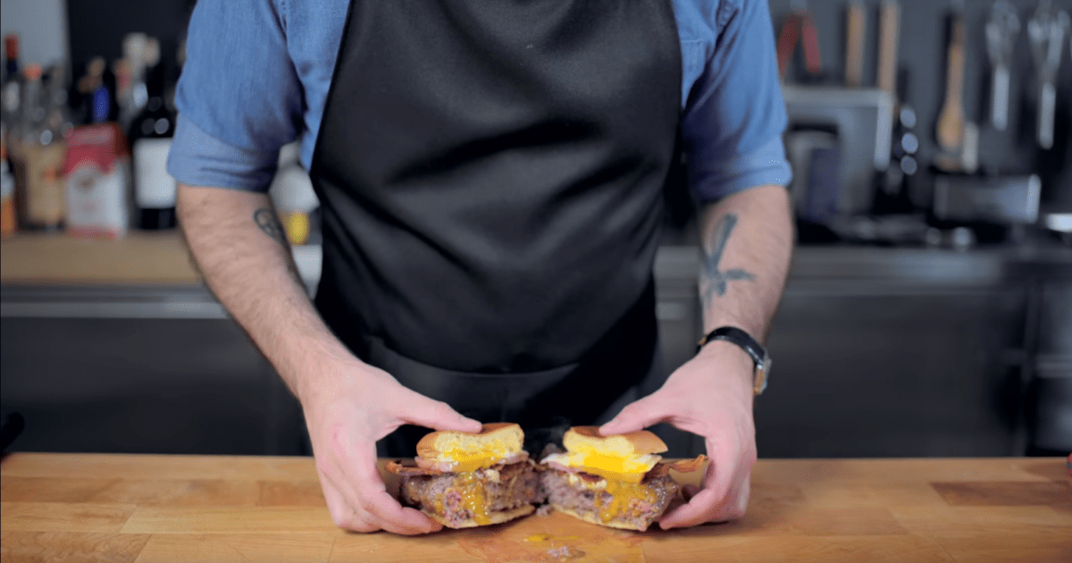 Good Morning Burger inspired by The Simpsons | Babish