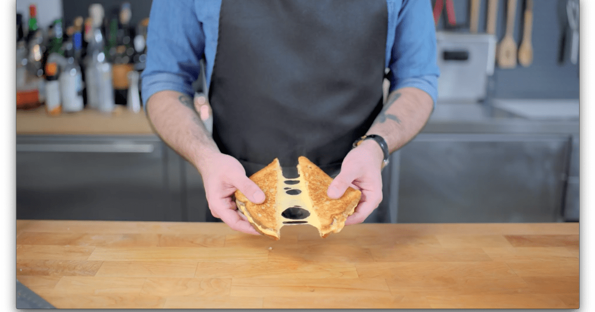 Grilled Cheese Deluxe inspired by Regular Show | Babish