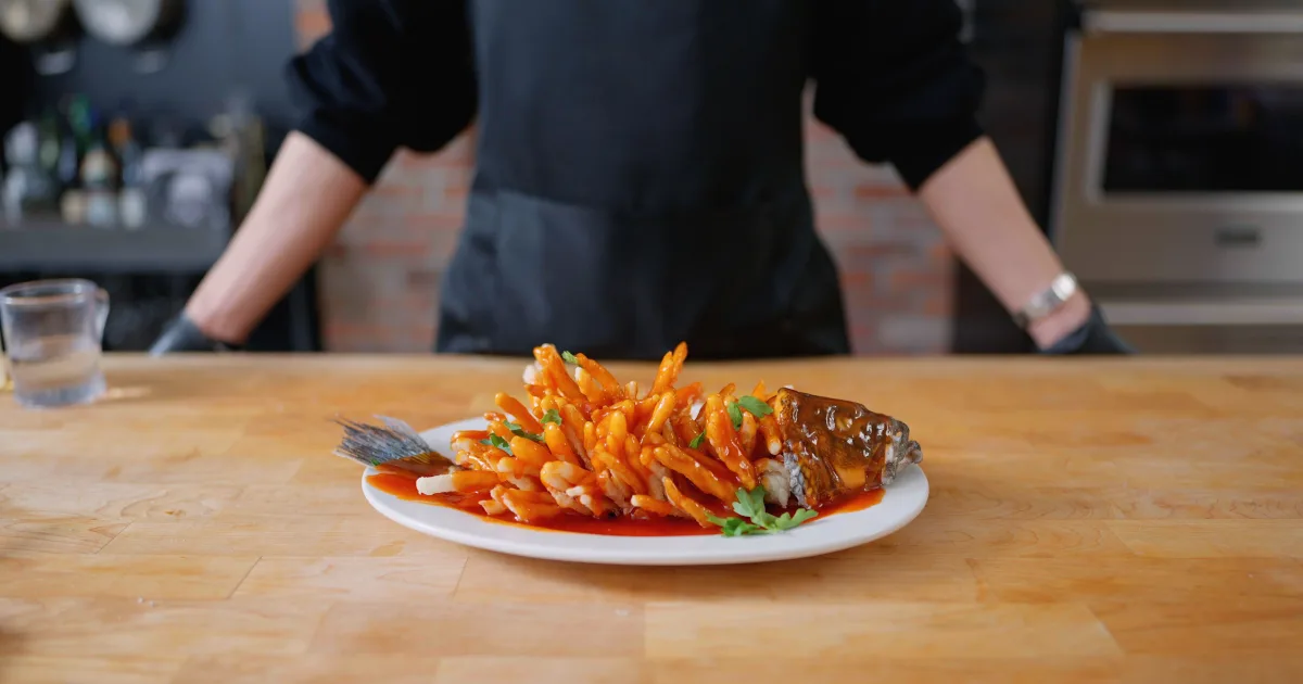 Blooming Fish inspired by Cinderella Chef | Babish