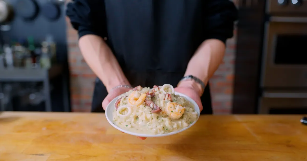 Sanji's Seafood Risotto | Babish