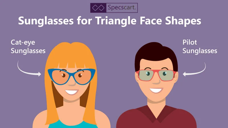 A Beginner’s Guide to Sunglasses for Triangle-shaped Faces | Specscart
