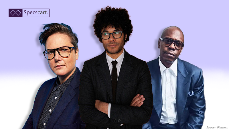 Find your ideal comedians with glasses to upgrade your style.