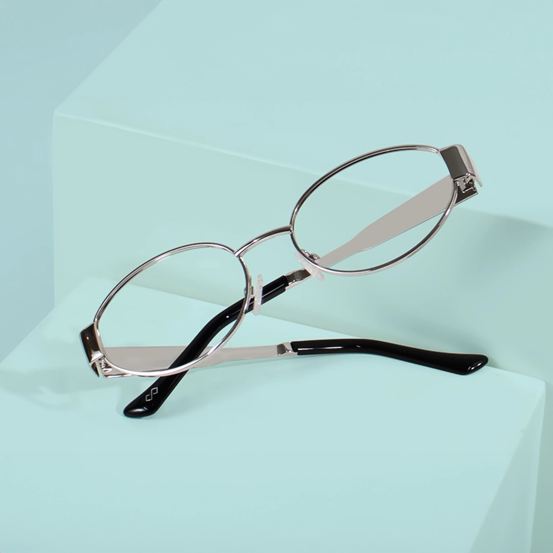 Buy Silver Glasses for Men and Women | Specscart.®
