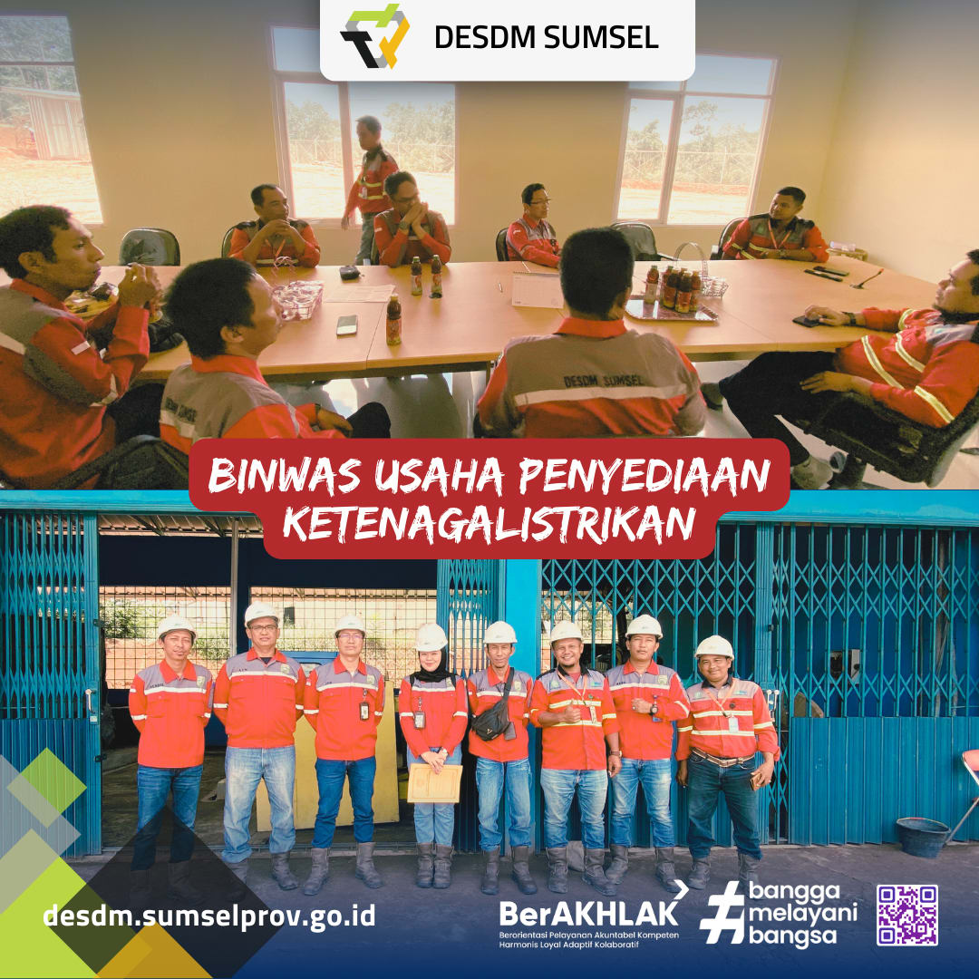 Binwas Usaha Penyediaan Ketenagalistrikan - DESDM SUMSEL