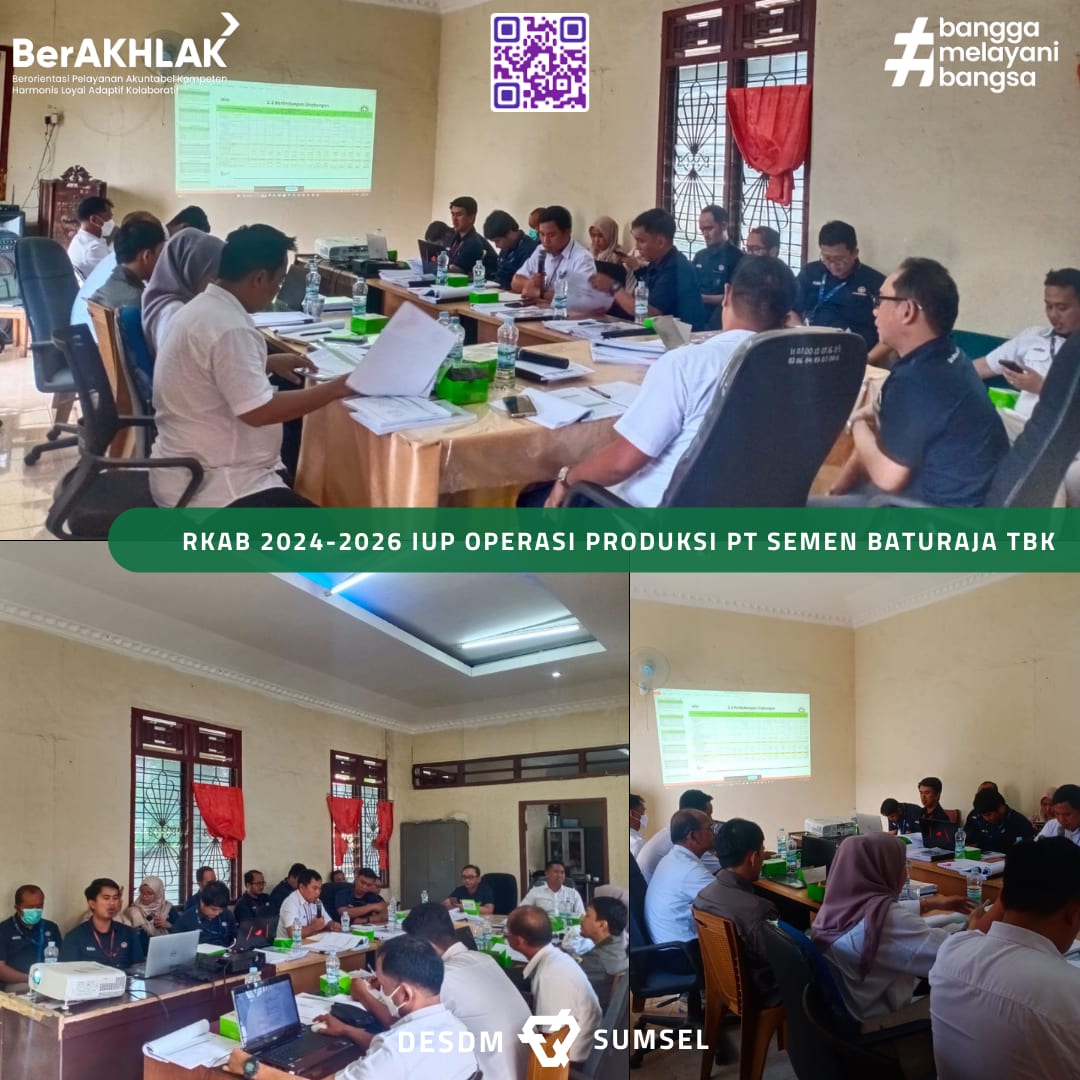 RKAB 2024-2026 IUP Operasi Produksi PT. Semen Baturaja Tbk - DESDM SUMSEL