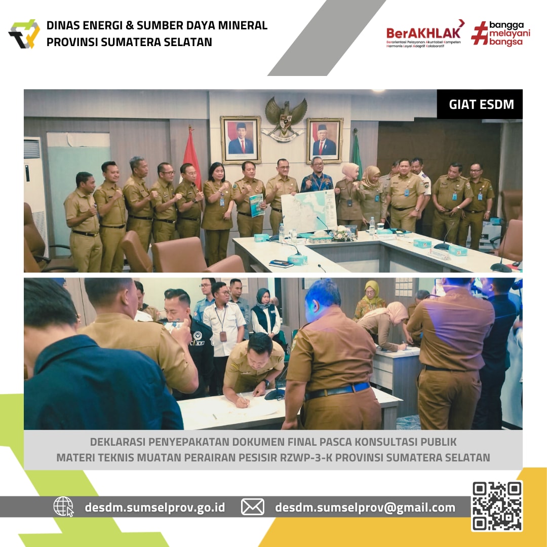 Deklarasi Penyepakatan Dokumen Final Pasca Konsultasi Publik Materi ...