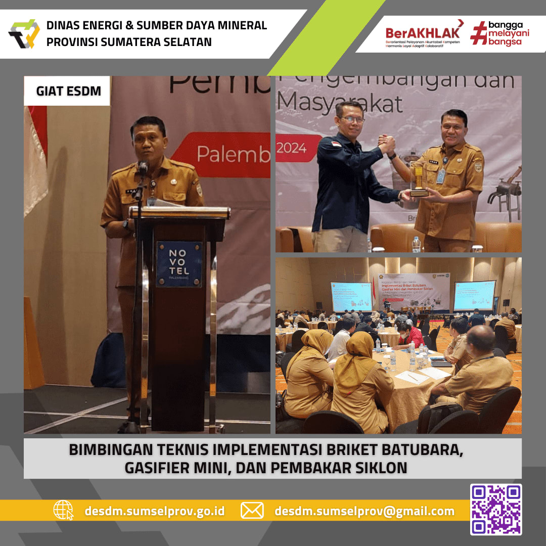 Bimbingan Teknis Implementasi Briket Batubara, Gasifier Mini, dan ...