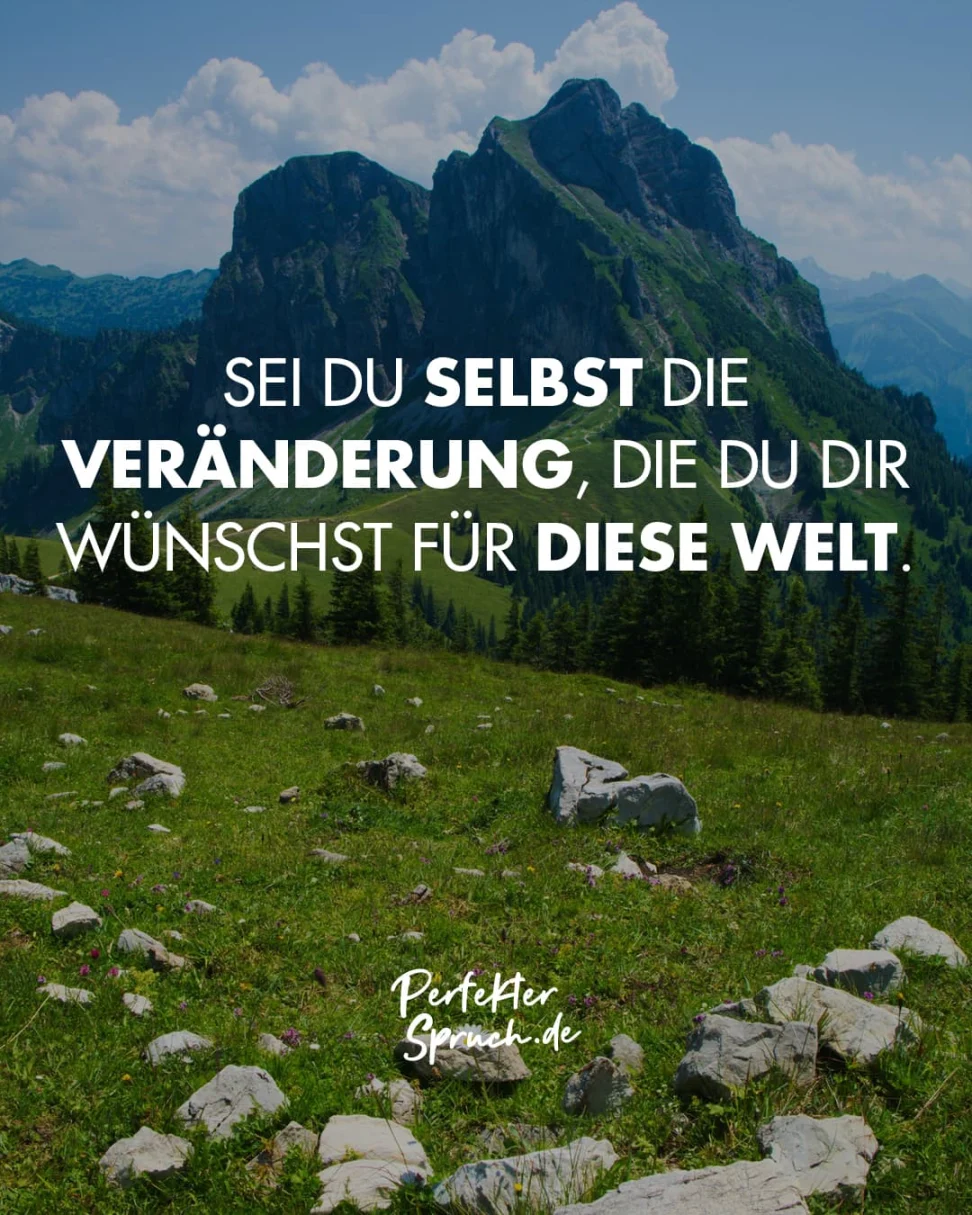 Positive Sprüche mit Bildern zum herunterladen & kopieren