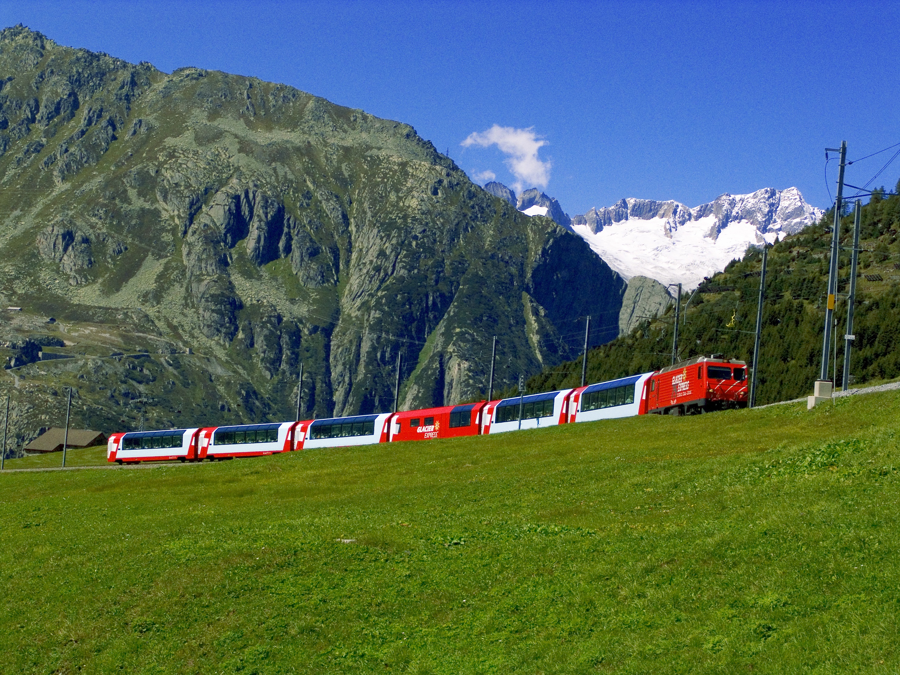 Flygresa till Schweiz med Glaciärexpressen och Berninaexpressen