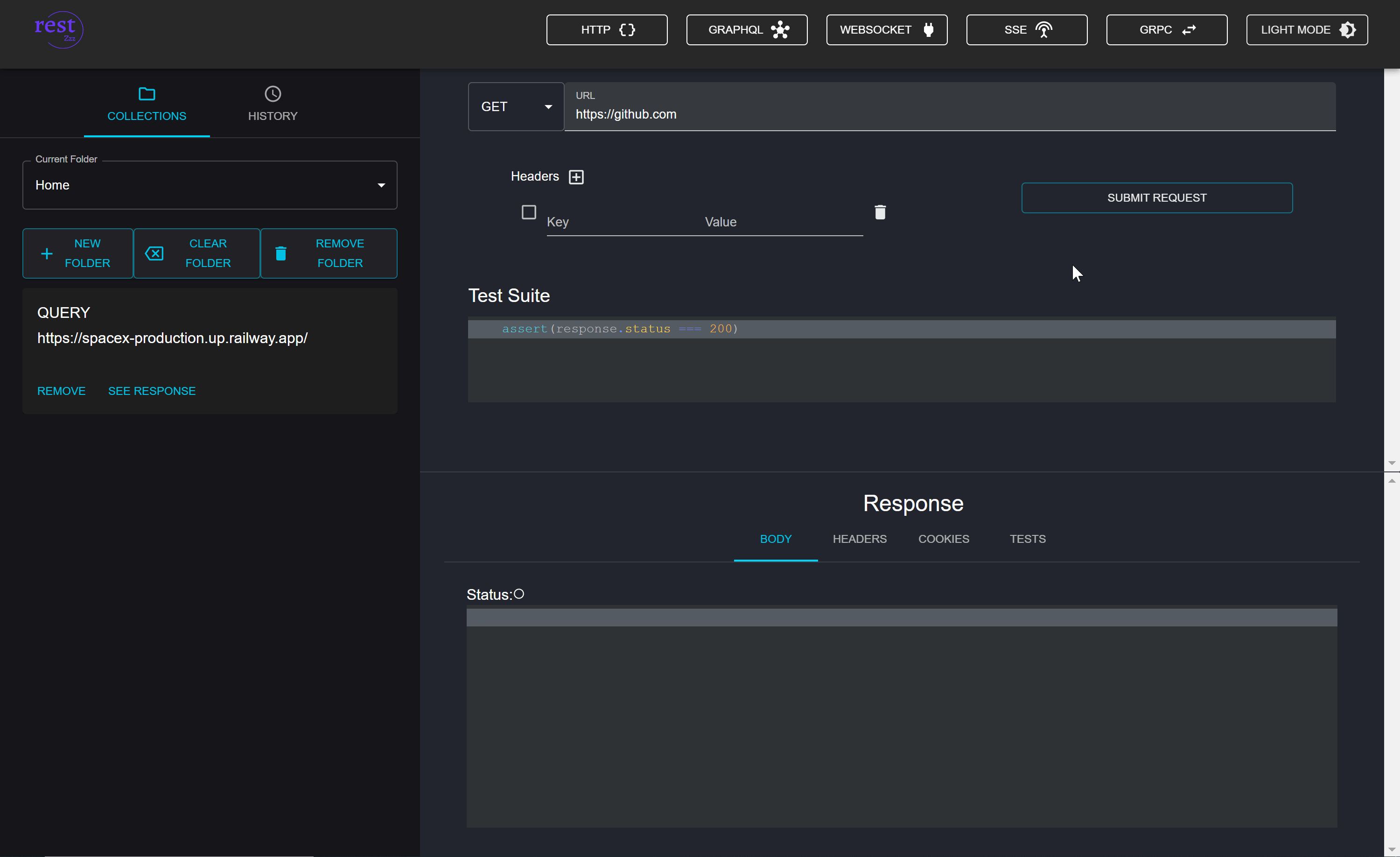 GitHub - holliskuang/RestStop: An Open source API development application. Send out requests ...