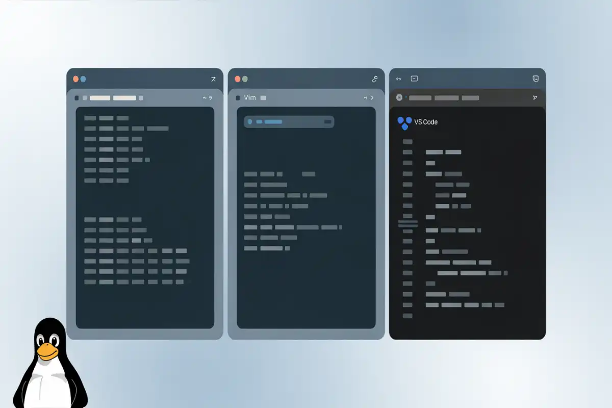 Edit Files with Nano, Vim, and VS Code on Linux - Techternet