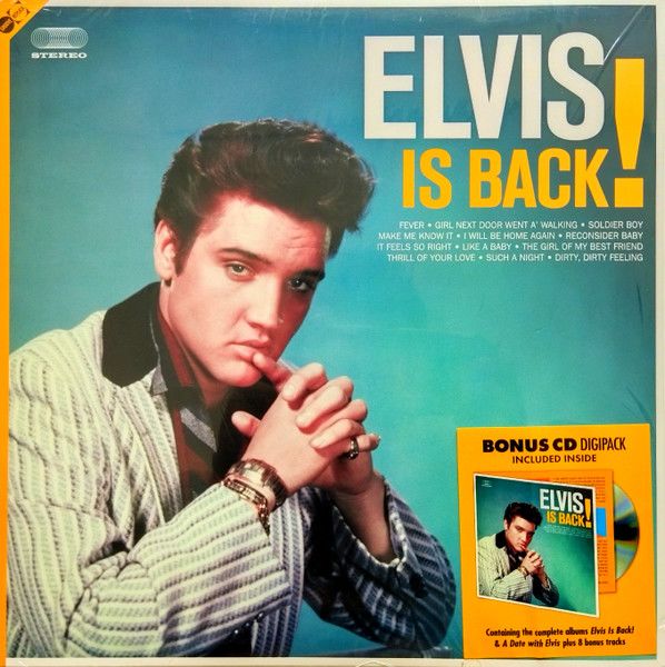 Vinila Plates (LP) Elvis Presley - Elvis Is Back! (LP/CD) ieraksti ...