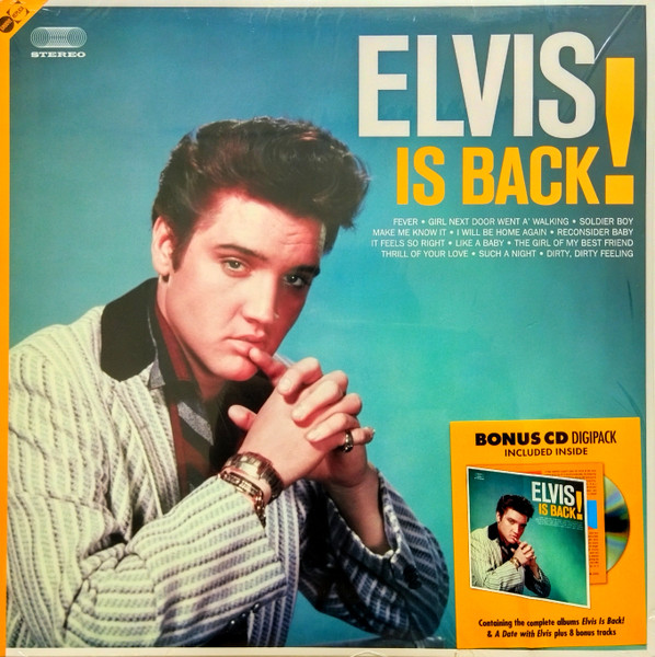 Vinila Plates (LP) Elvis Presley - Elvis Is Back! (LP/CD) ieraksti ...