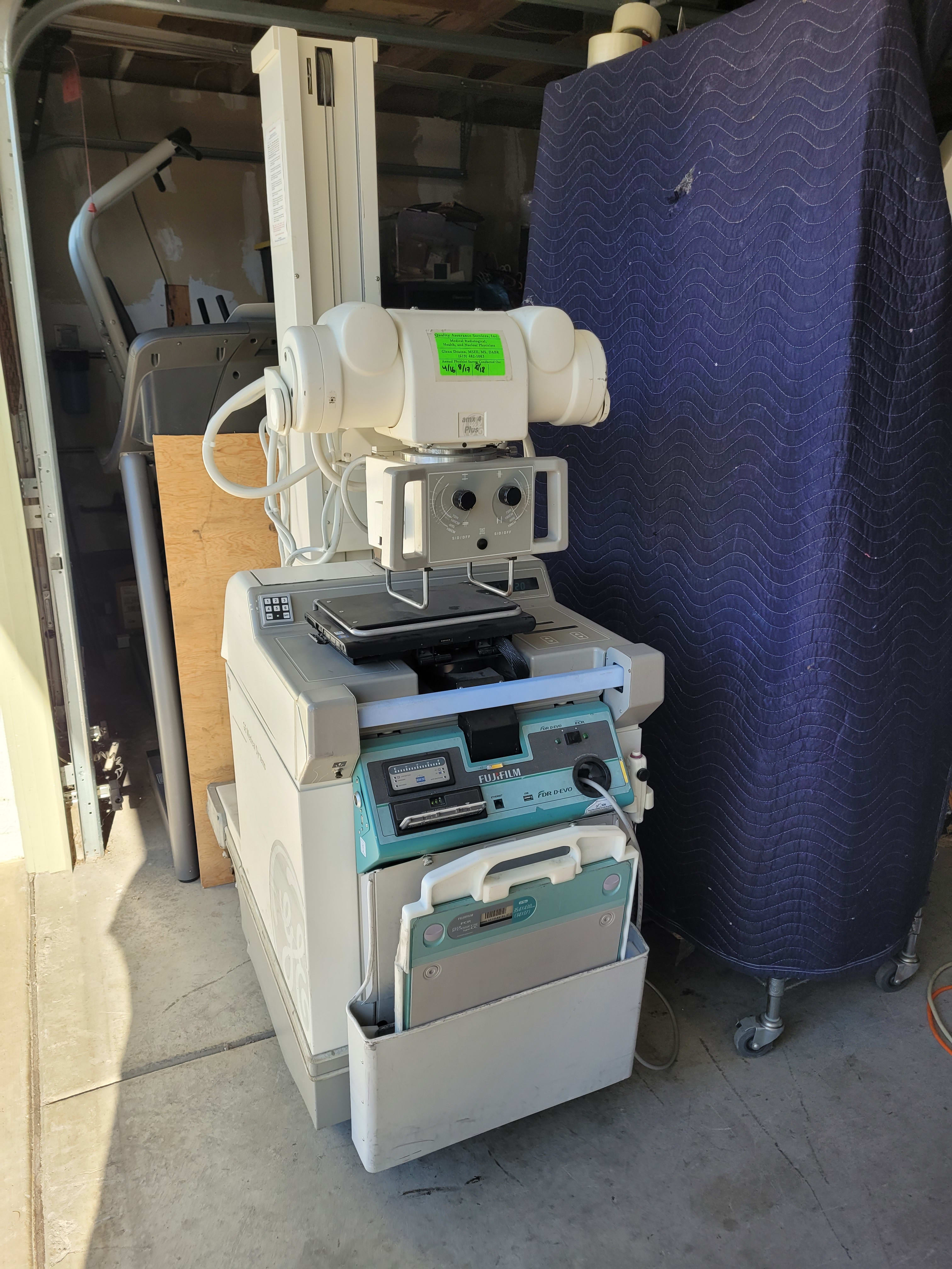 GE AMX 4 PLUS MOBILE XRAY W/FUJI FDR D-EVO DETECTOR - Surplus Marketplace