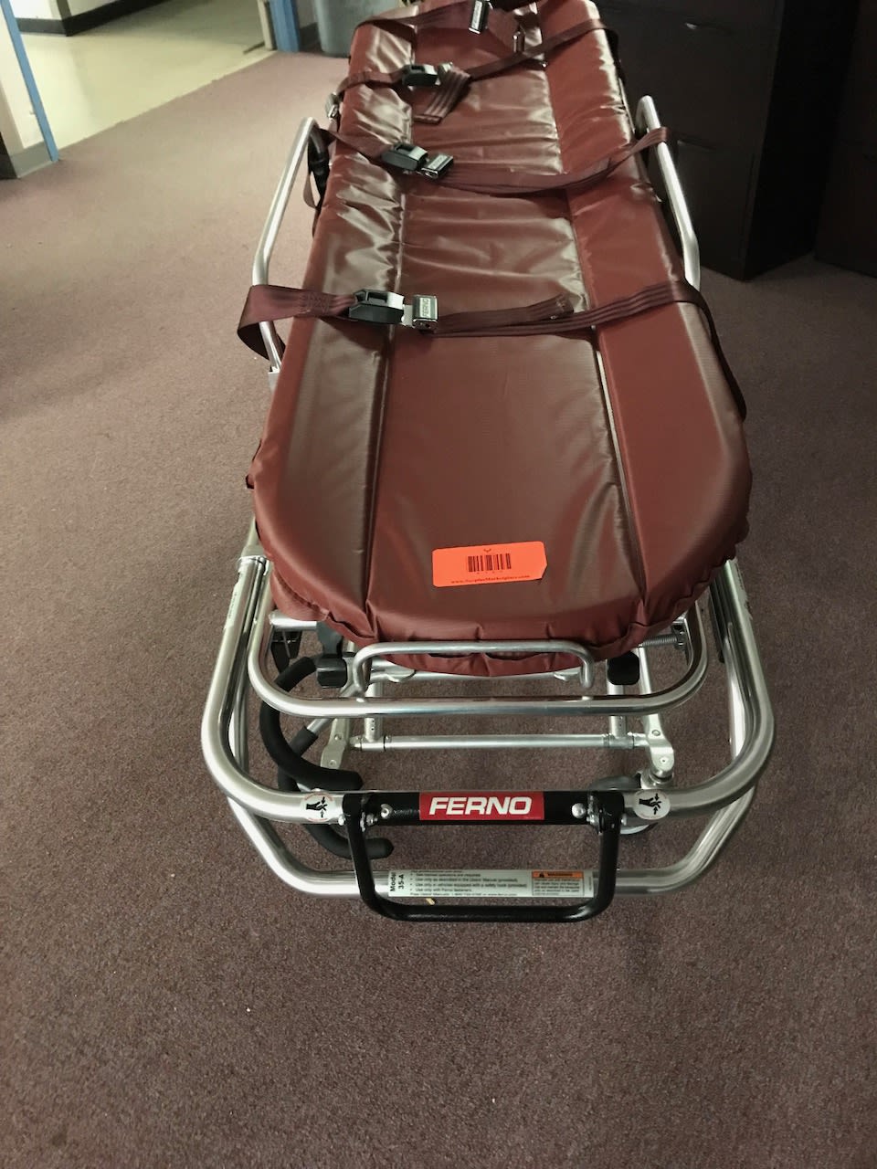 FERNO 35-A Mobile Transporter X-Frame Ambulance Cot - Surplus Marketplace