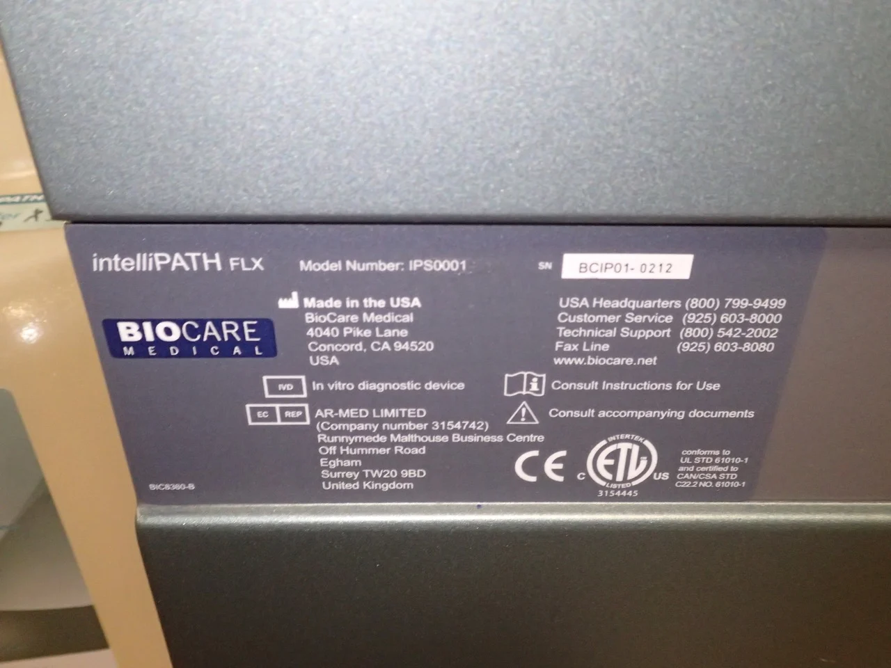 (1) Biocare Medical Intellipath FLX Automatic IHC Staining System ...