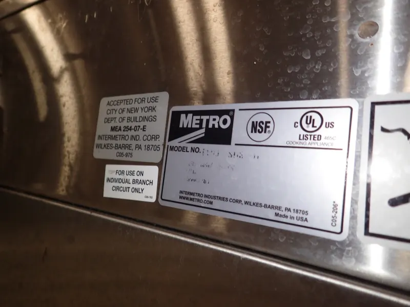 (1) Metro C5 Proofing Cabinet | Surplus Marketplace