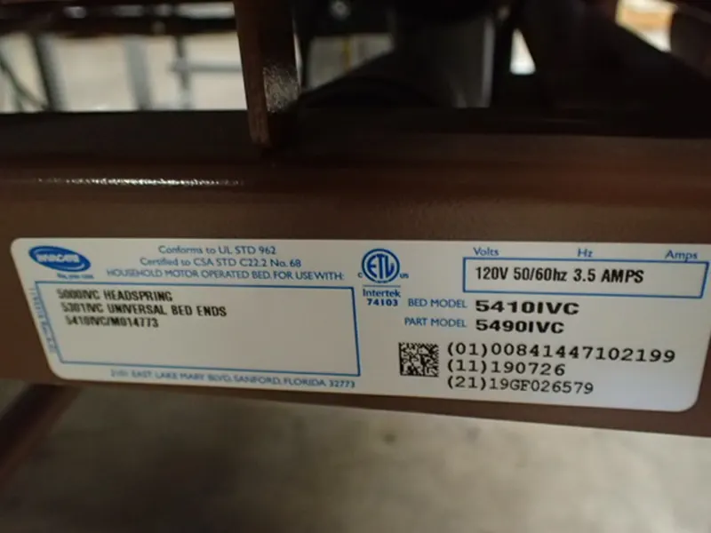 (1) Invacare 5410IVC Electric Hospital Bed | Surplus Marketplace