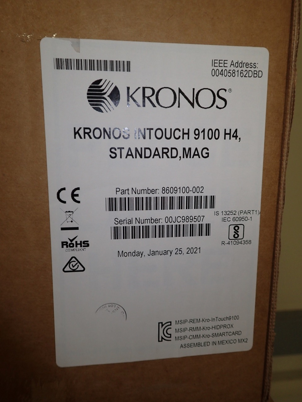 Kronos Intouch
