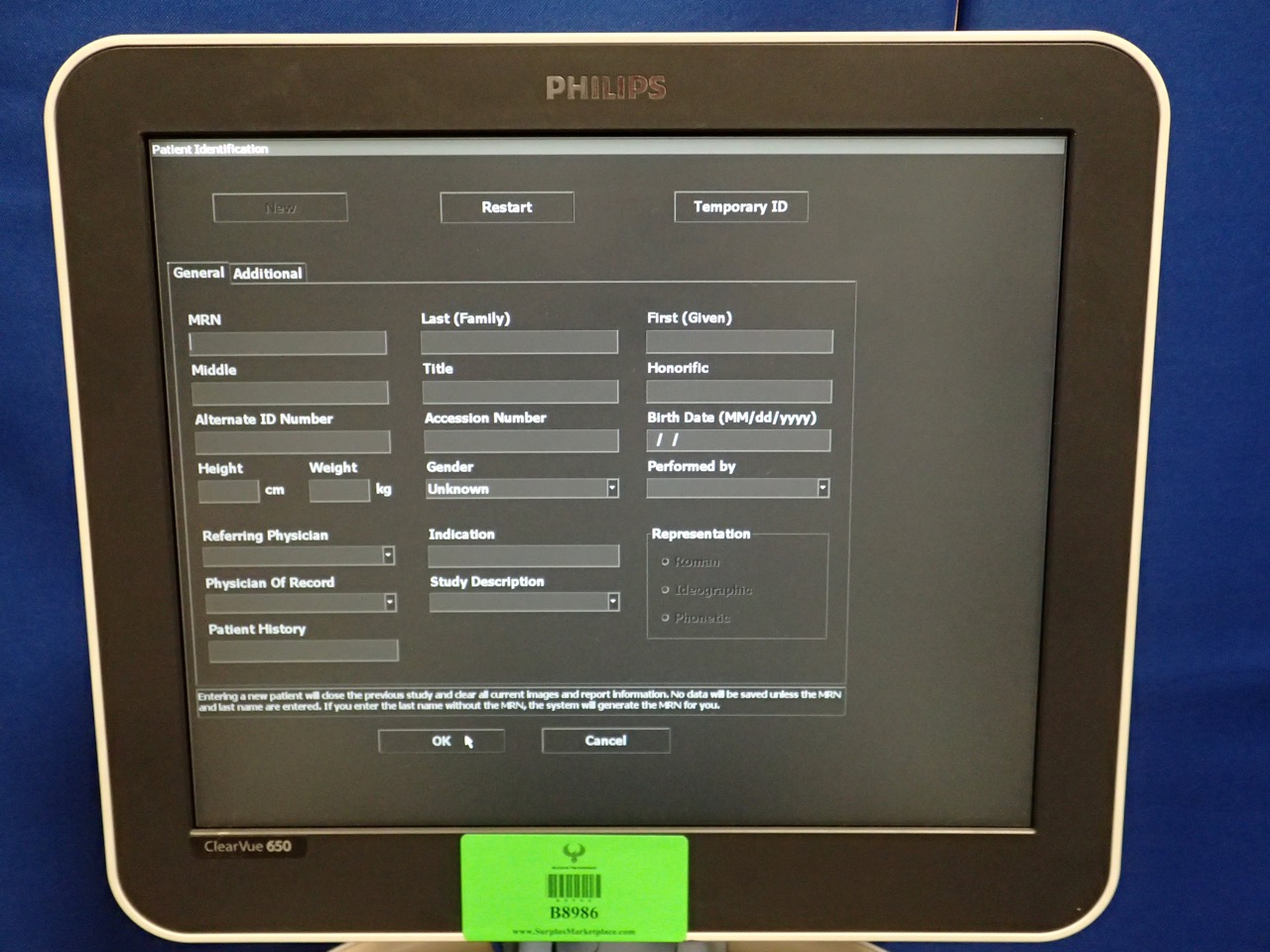 Philips ClearView 650 Ultrasound System - Surplus Marketplace