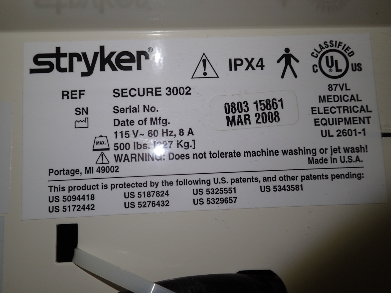 Stryker Secure II Hospital Bed - Surplus Marketplace