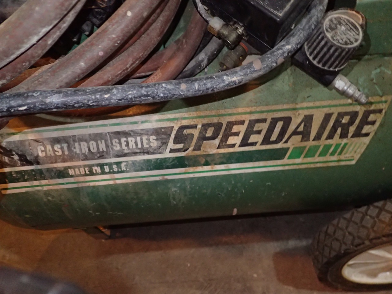 Speedaire Cast Iron Series AB227C Portable Air Compressor - Surplus ...