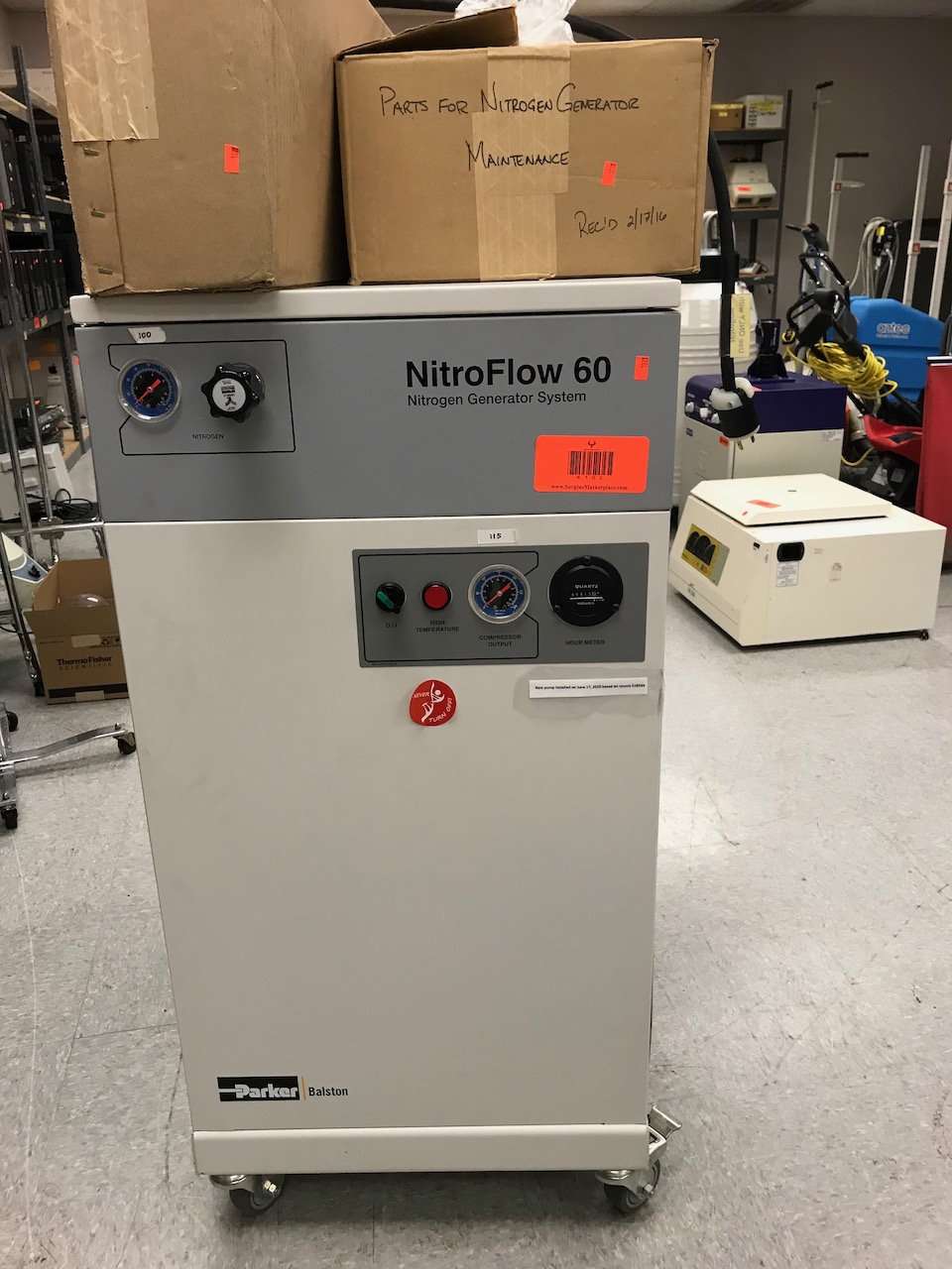 Nitroflow 60 Nitrogen Generator System | Surplus Marketplace