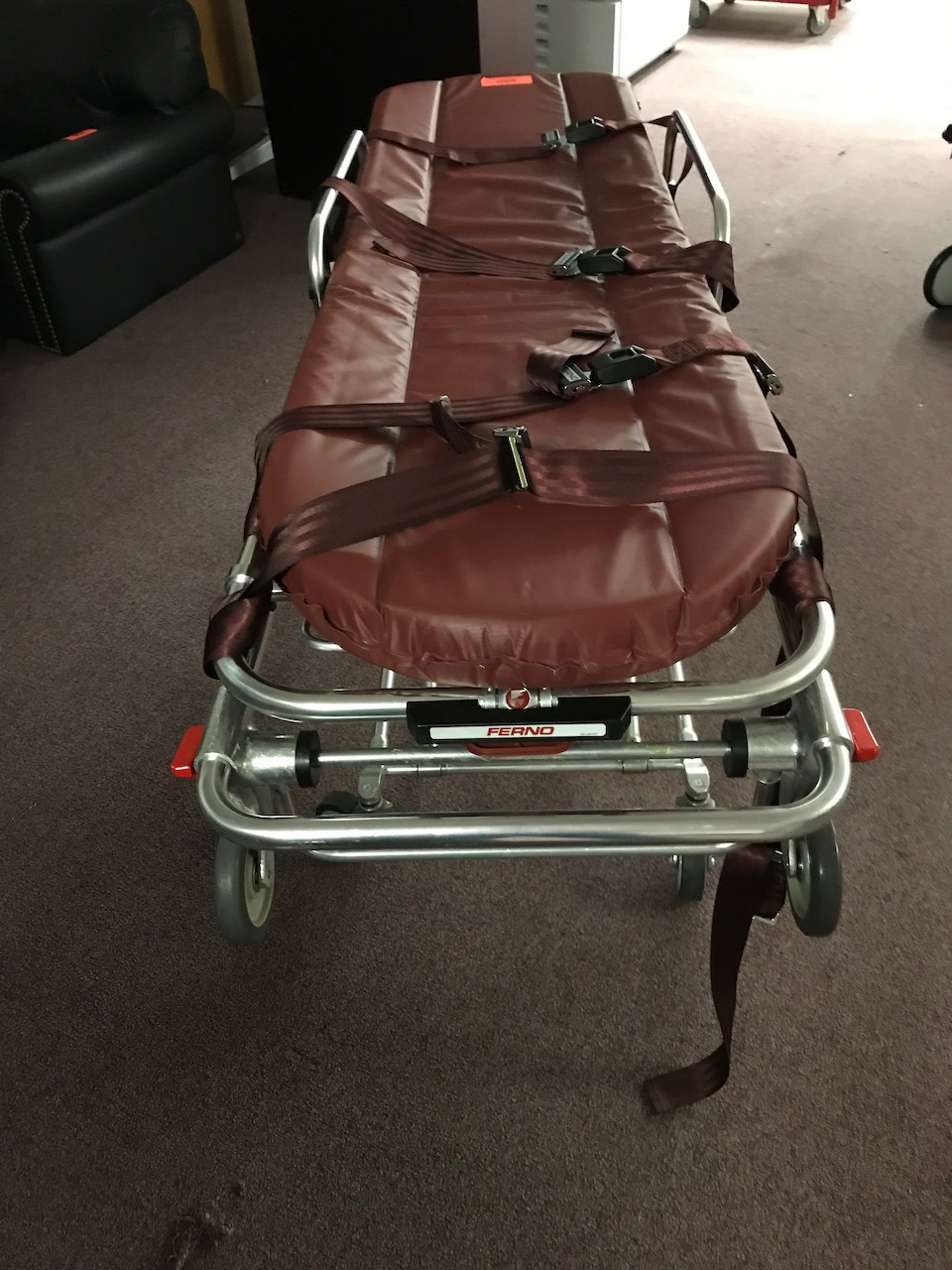 FERNO 35-A Mobile Transporter X-Frame Ambulance Cot - Surplus Marketplace