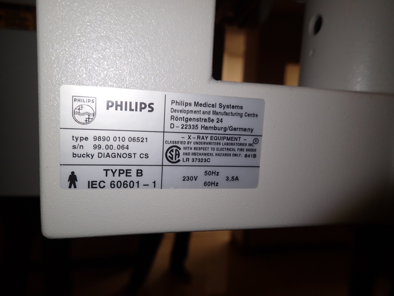 Philips Bucky Diagnost TH X-Ray Machine - Surplus Marketplace
