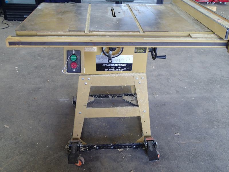 (1) PowerMatic 10” Artisans saw Model 64A With Stand | Surplus Marketplace