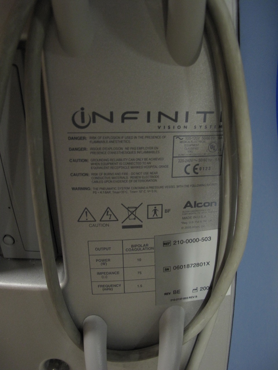 Alcon Infiniti Vision System Phacoemulsifier Machine - Surplus Marketplace