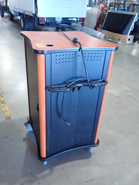 (1) Rolling Server Rack - Surplus Marketplace