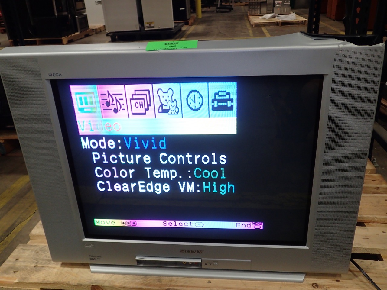 (1) Sony Trinitron Vintage Video Game Display Monitor | Surplus Marketplace