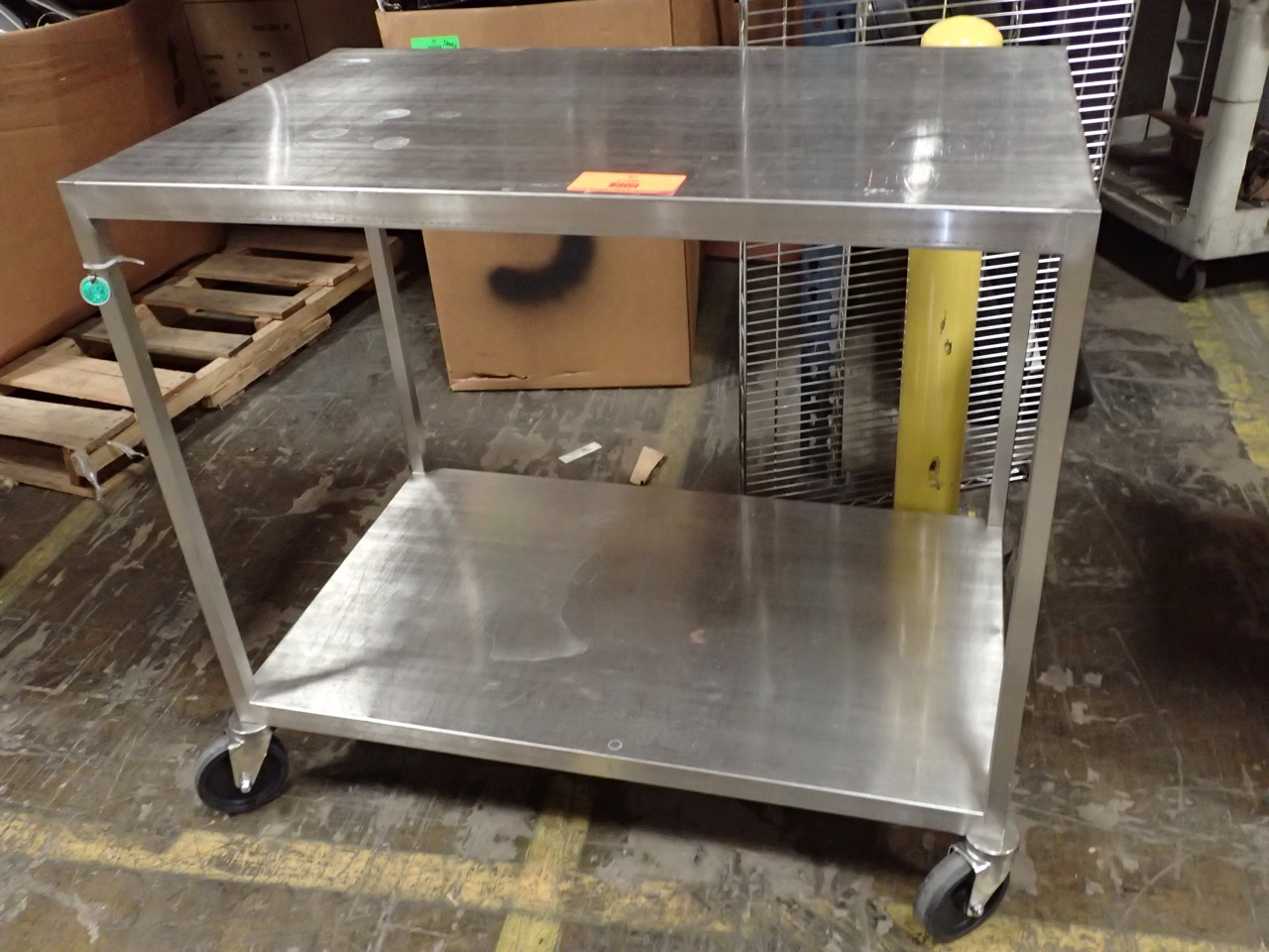 (1) Alternative Design Stainless Steel Cart | Surplus Marketplace